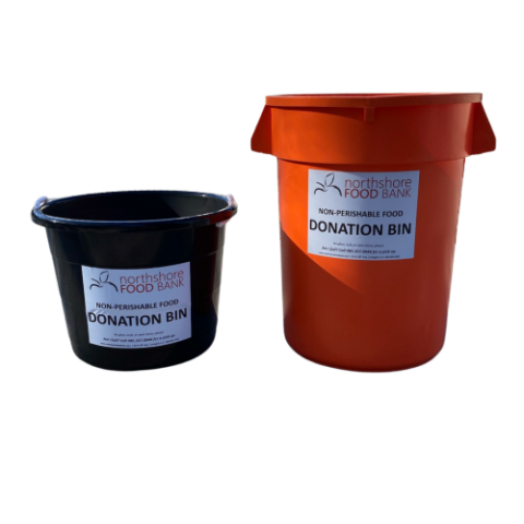 New! Collection Bins | North Shore Food Bank